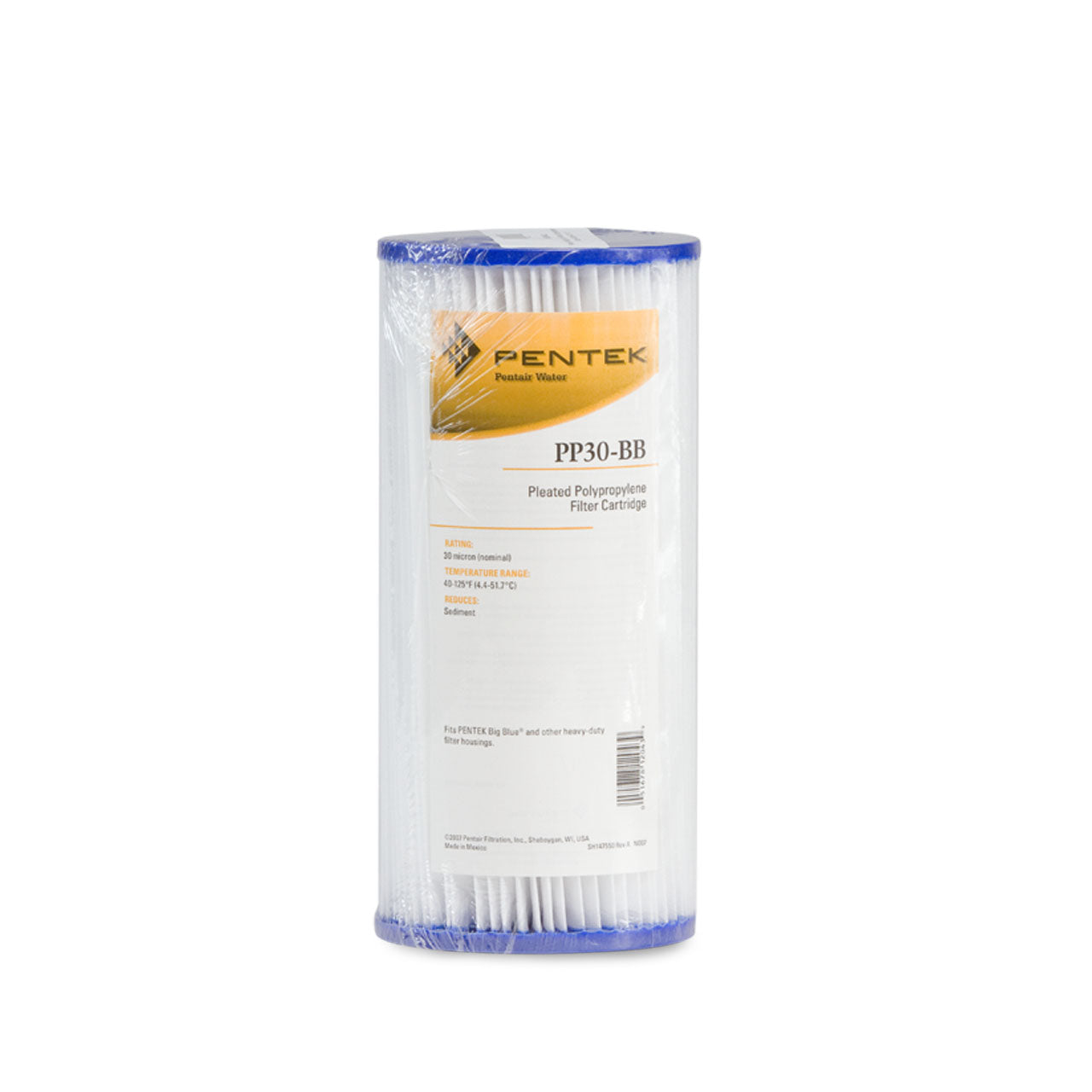 Pentek PP30-BB | 30 Micron Sediment Filter