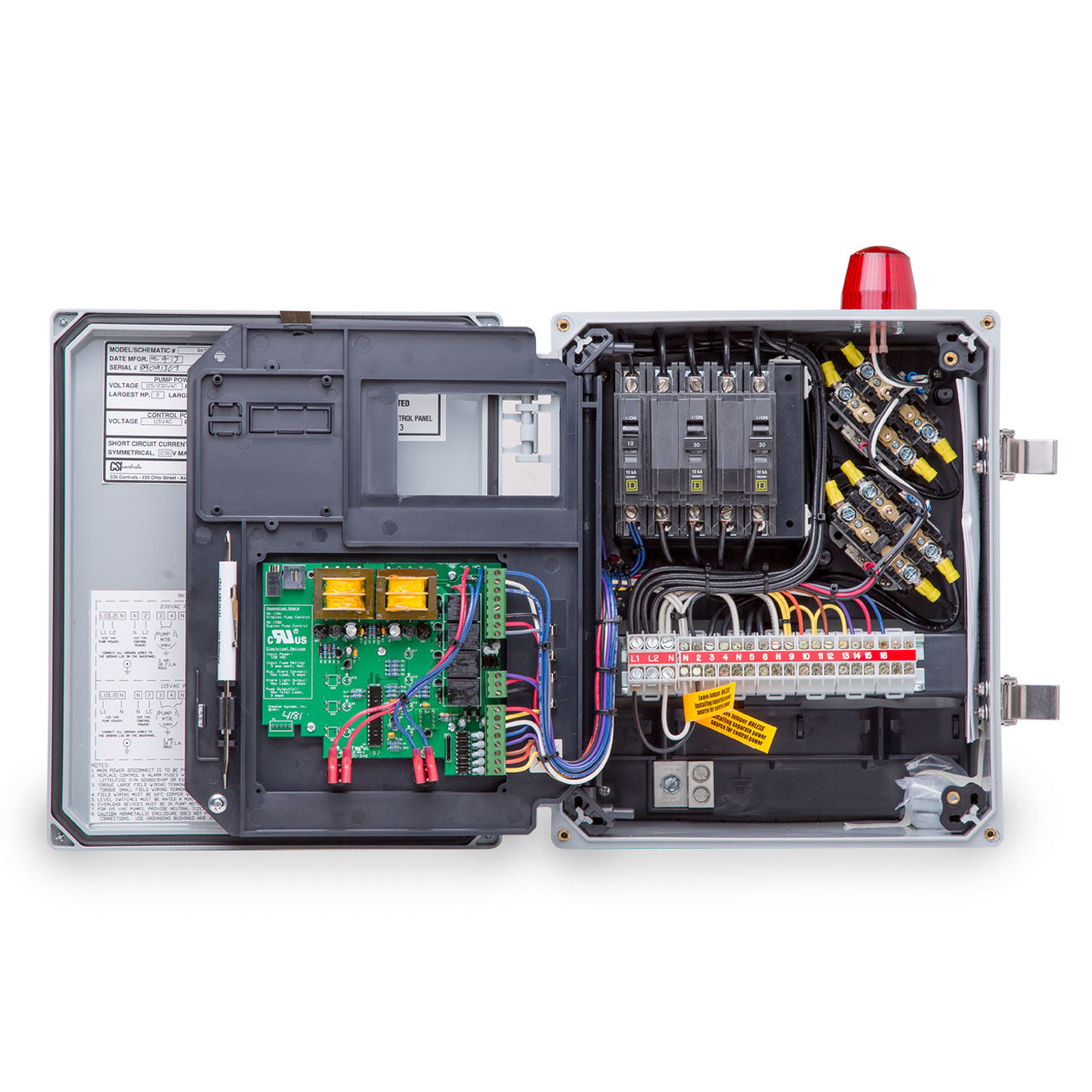 CSI Controls - CSI Controls RKDF230CB RK Duplex Pump Panel 230V # ...