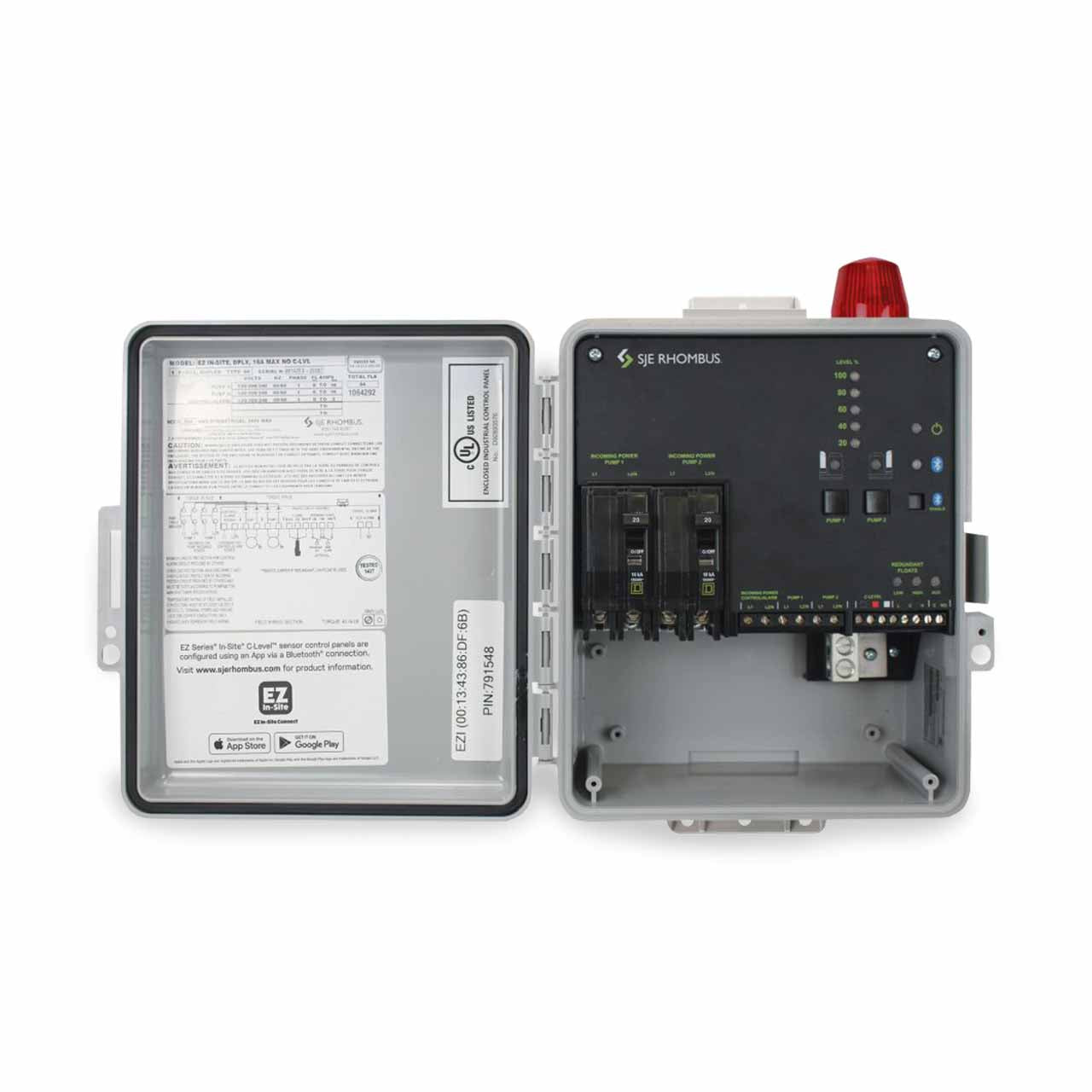 SJE Rhombus - SJE-Rhombus EZID Series Duplex Timed or Demand Dose Pump ...