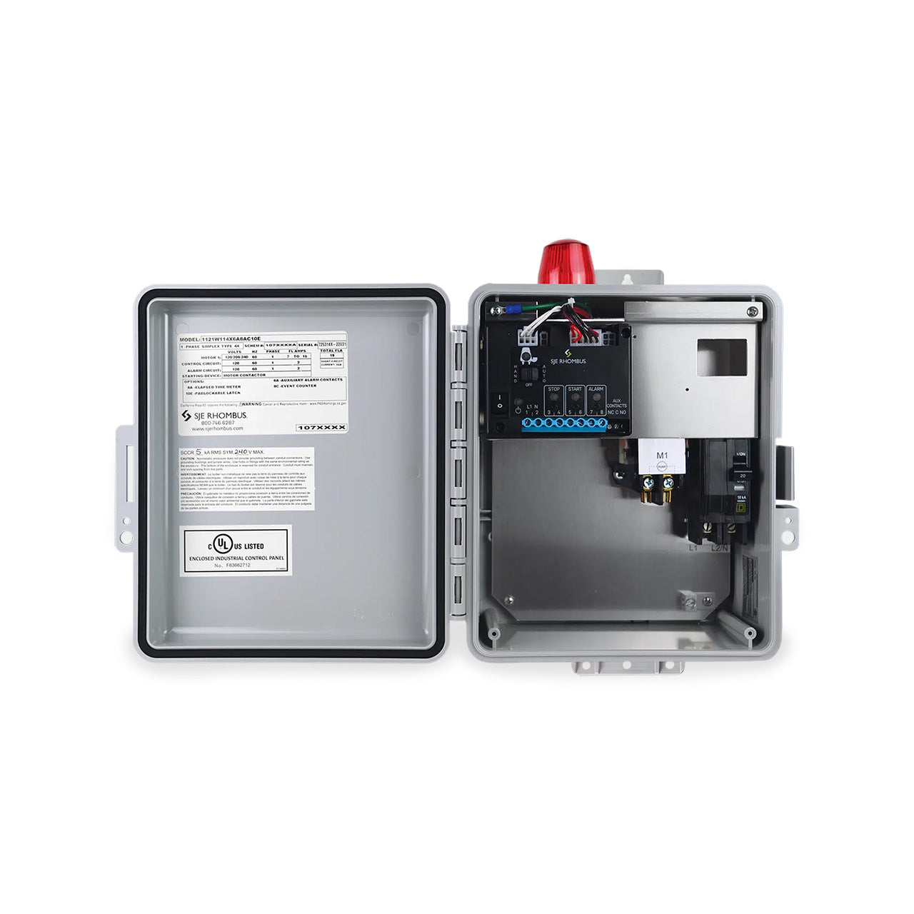 SJE Rhombus - SJE-Rhombus Model 112 Simplex 120/208/240 VAC Single ...