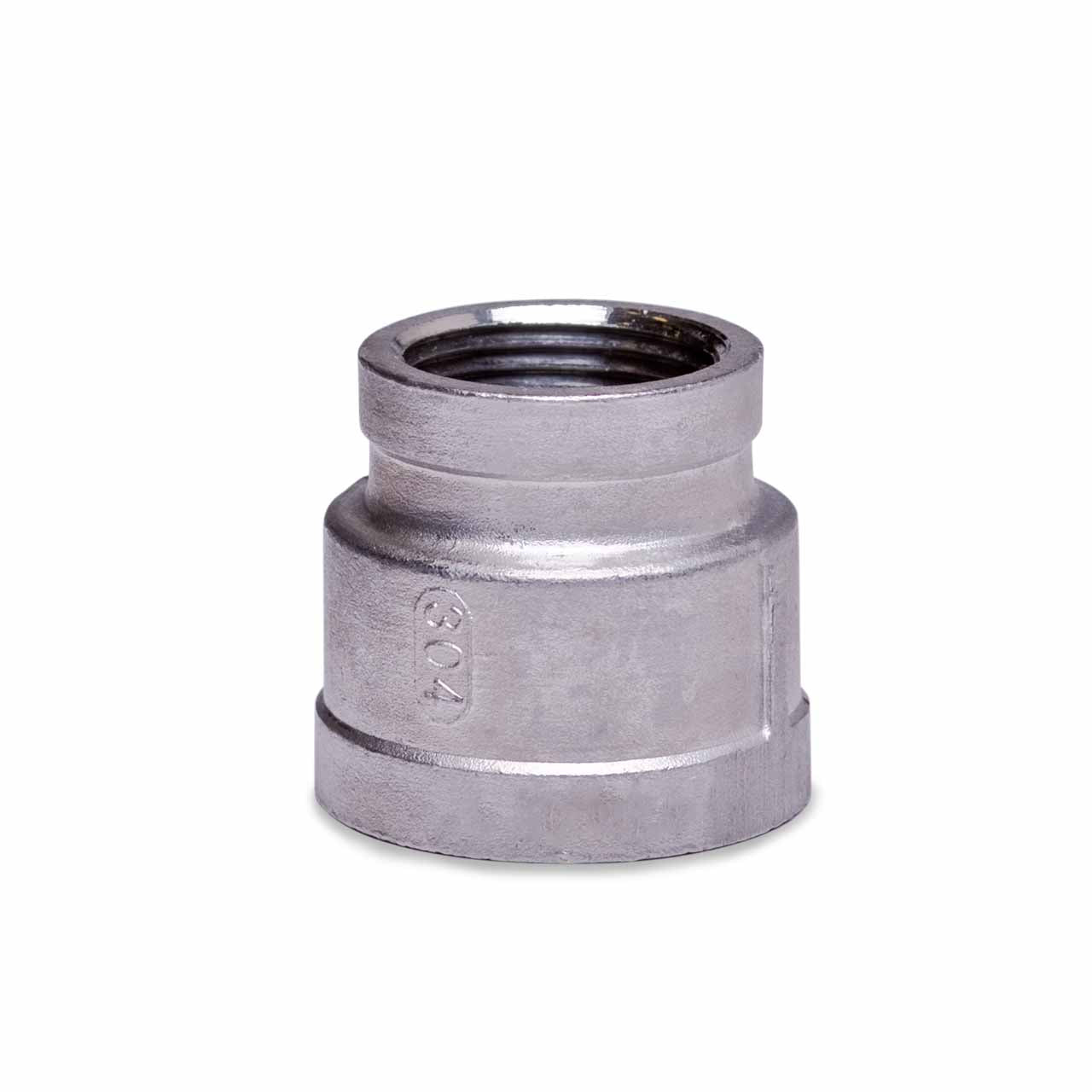2" to 1.5" Stainless-Steel Reducing Coupling